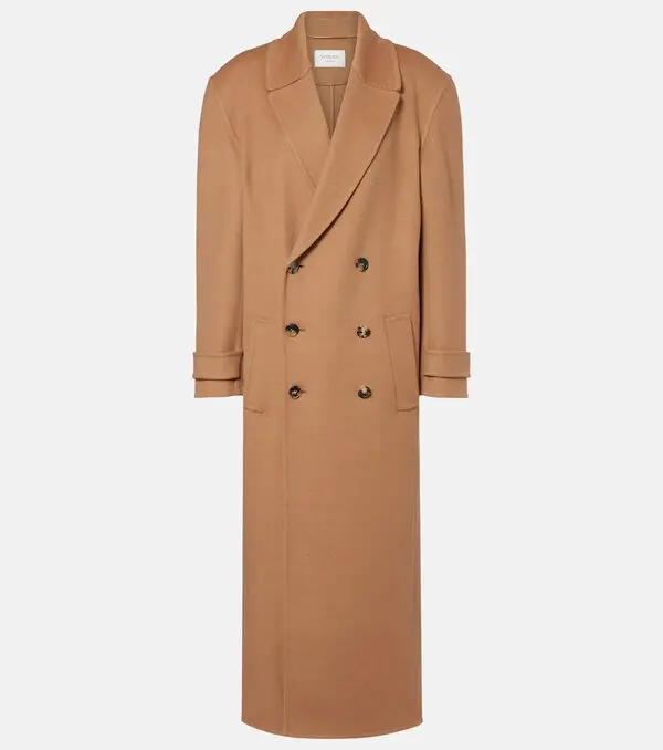 Saint Laurent Cashmere And Wool Coat