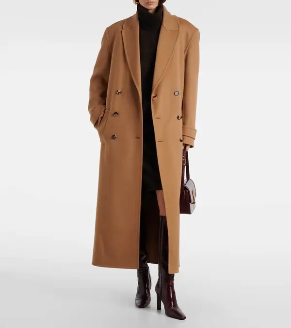 Saint Laurent Cashmere And Wool Coat