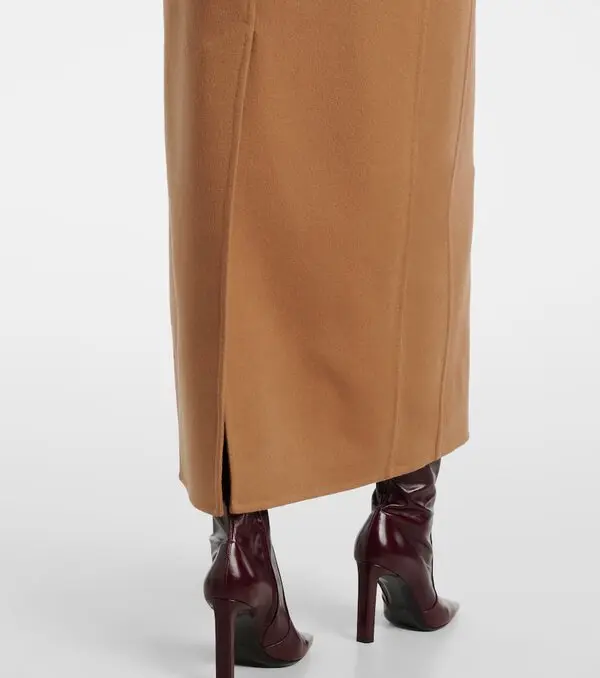Saint Laurent Cashmere And Wool Coat