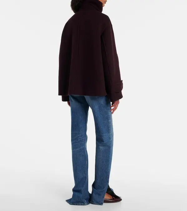 Chloé Double-breasted Wool-blend Coat