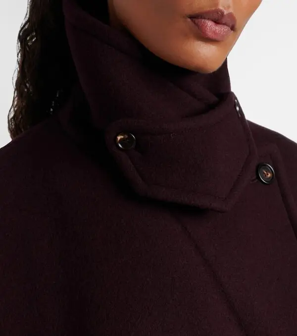 Chloé Double-breasted Wool-blend Coat