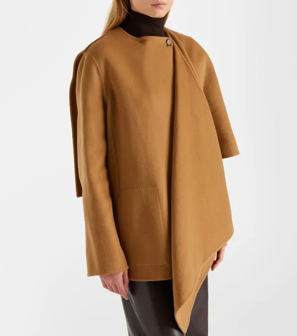 Altuzarra Dak Caped Wool-blend Coat