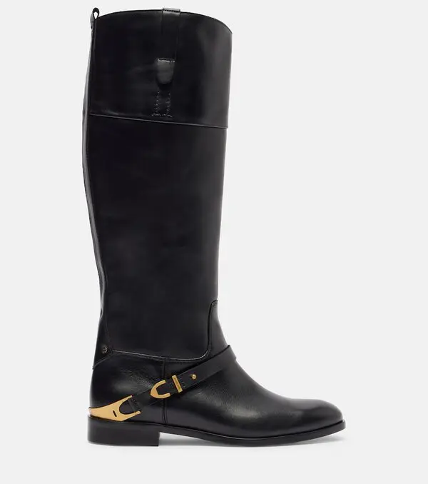 GOLDEN GOOSE Charlie Leather Knee-high Boots