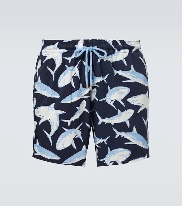 Vilebrequin Printed Swim Trunks - Blue