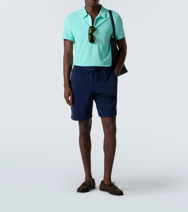 Vilebrequin Phoenix Cotton-blend Terry Polo Shirt - Green