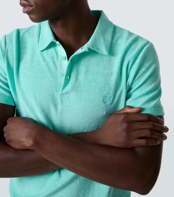 Vilebrequin Phoenix Cotton-blend Terry Polo Shirt - Green