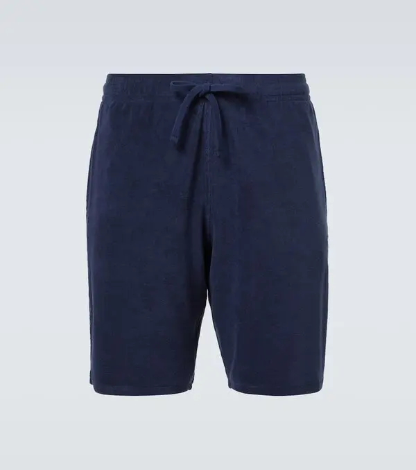 Vilebrequin Cotton-blend Terry Shorts - Blue