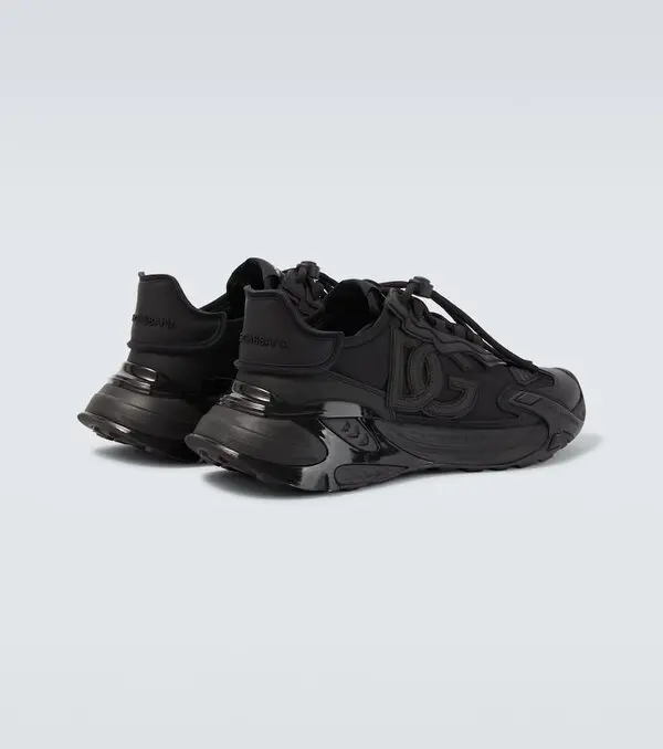 Dolce & Gabbana Leather-trimmed Sneakers