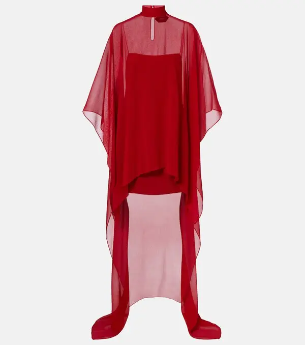 TALLER MARMO Fini Silk Kaftan - Red