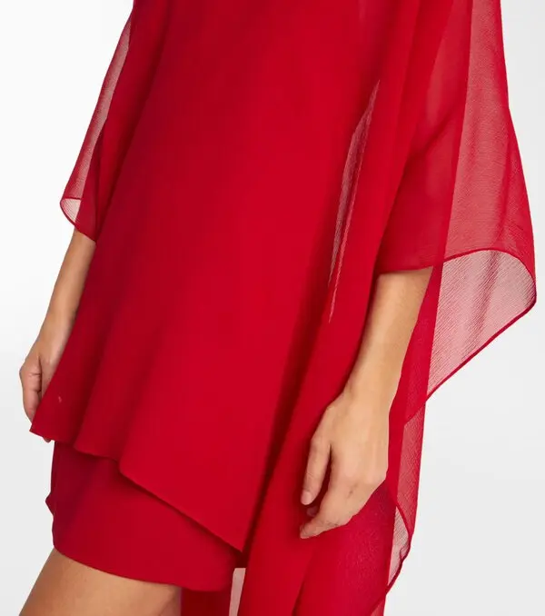 TALLER MARMO Fini Silk Kaftan - Red