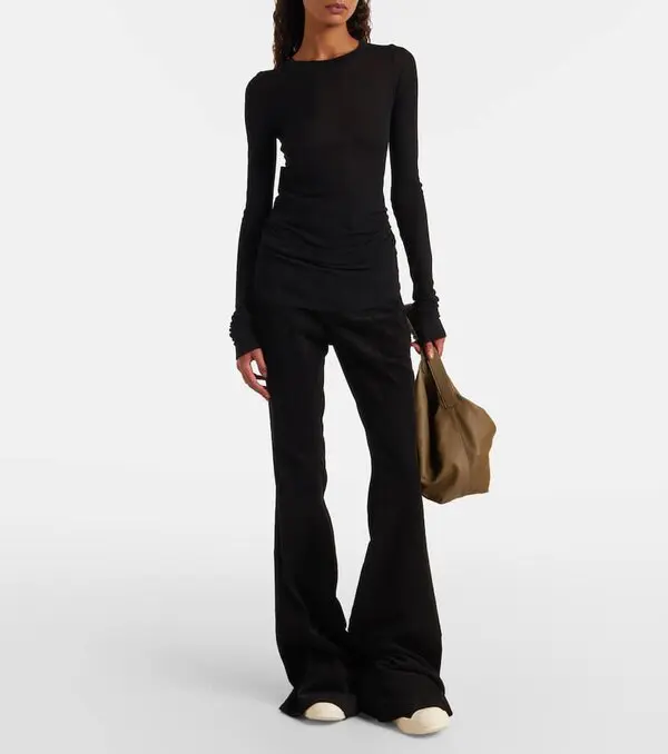 Rick Owens Jumbolace Canvas Sneakers