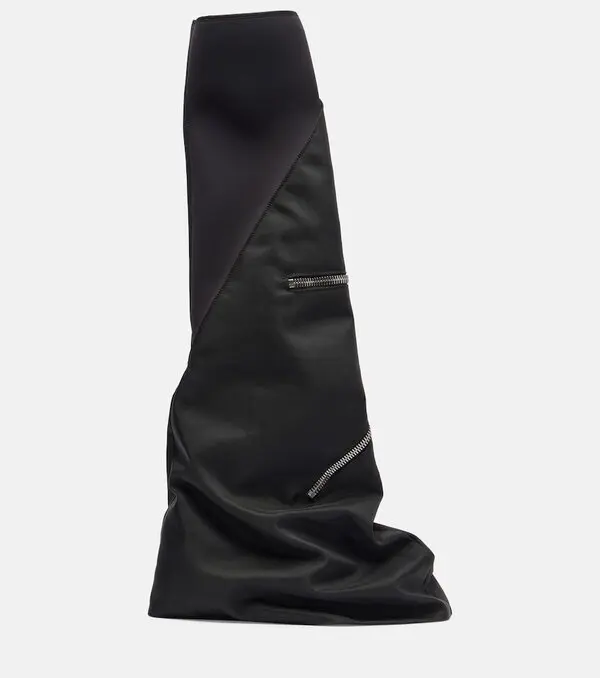 Rick Owens Zipper Detail Over-the-knee Boots