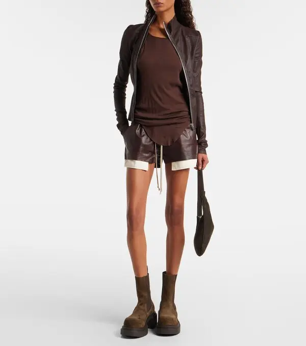 Rick Owens Beatle Suede Chelsea Boots