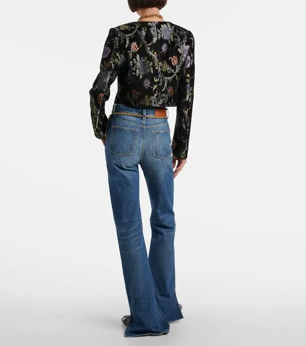 Chloé Cropped Embroidered Jacket
