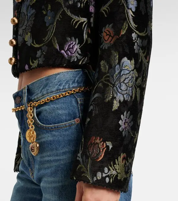 Chloé Cropped Embroidered Jacket