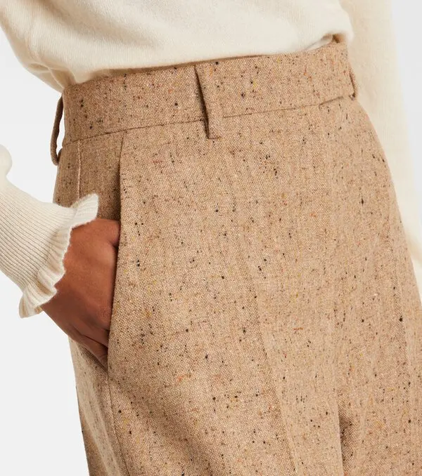 Valentino Garavani High-rise Virgin Wool Wide-leg Pants