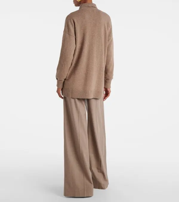 Max Mara Oversized Cashmere Cardigan - Brown