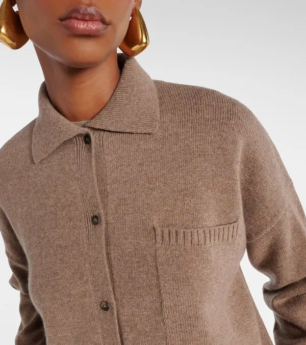 Max Mara Oversized Cashmere Cardigan - Brown
