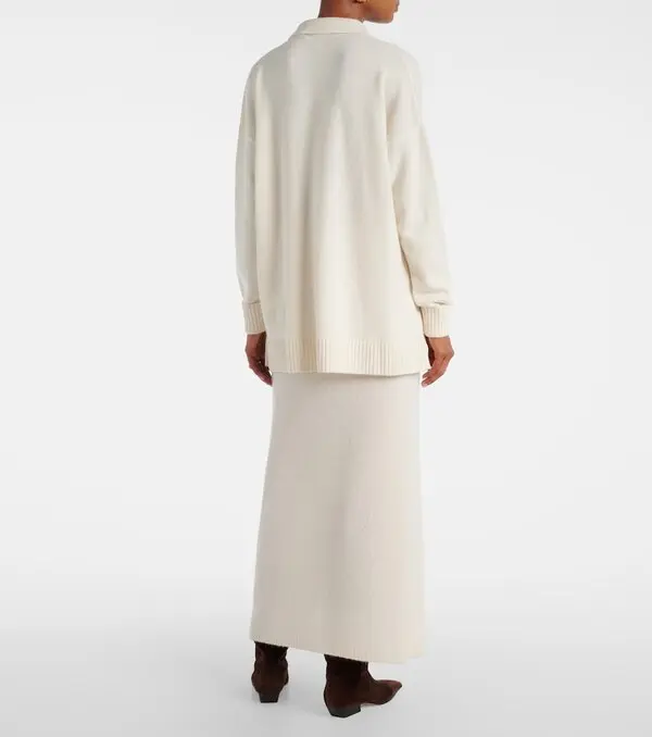 Max Mara Cashmere Overshirt - White
