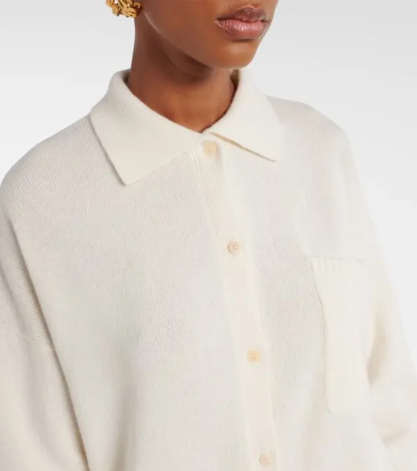 Max Mara Cashmere Overshirt - White