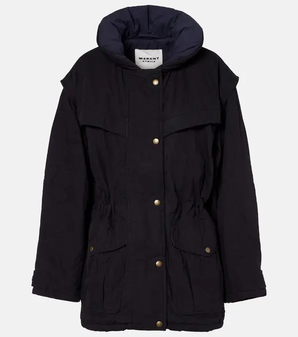 MARANT ETOILE Damone Hooded Cotton-blend Jacket