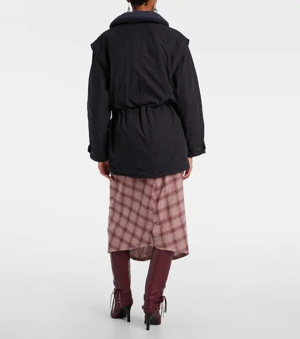 MARANT ETOILE Damone Hooded Cotton-blend Jacket