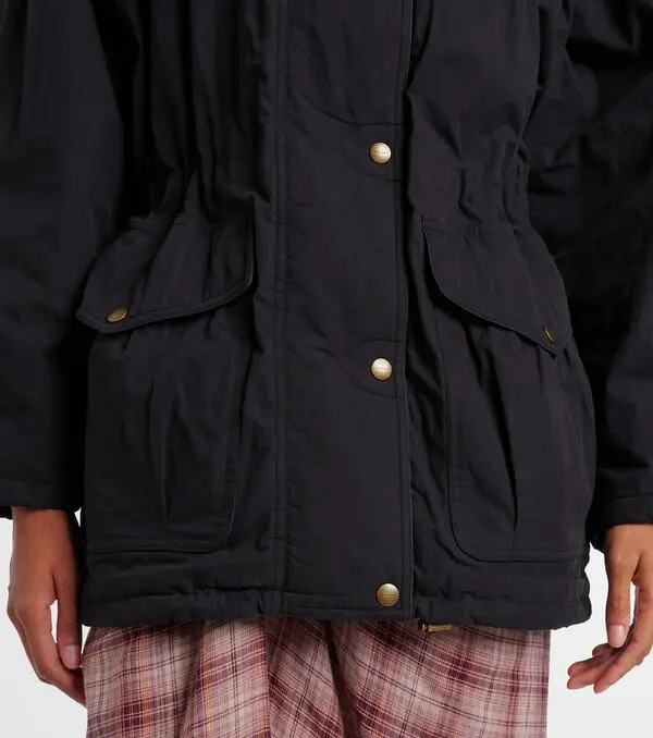 MARANT ETOILE Damone Hooded Cotton-blend Jacket