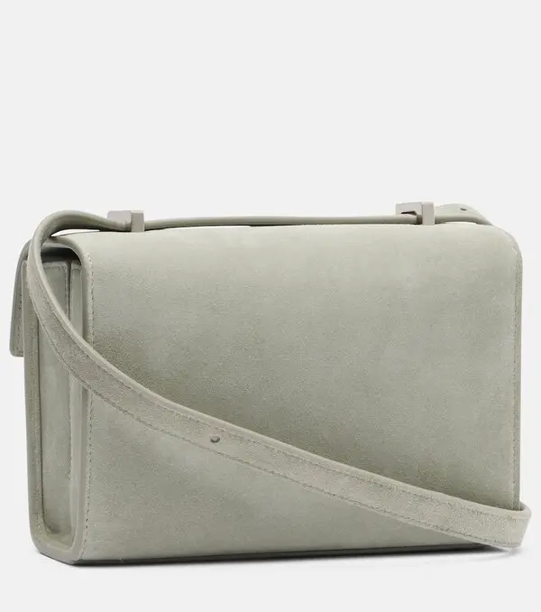 Savette Symmetry 19 Mini Suede Shoulder Bag - Grey