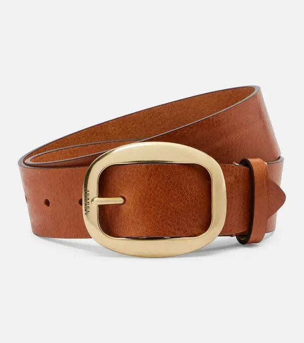 Isabel Marant Leather Belt - Brown