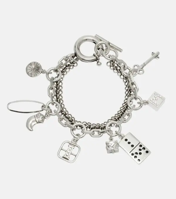 Isabel Marant Embellished Chain Bracelet - Silver