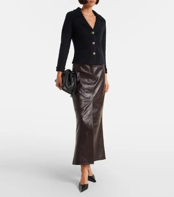Dorothee Schumacher High-rise Leather Maxi Skirt