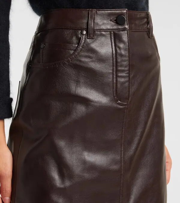 Dorothee Schumacher High-rise Leather Maxi Skirt