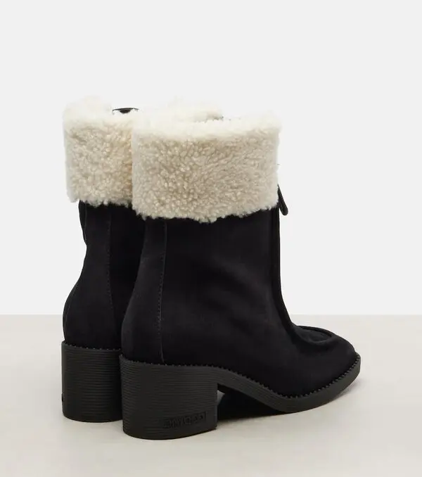 JIMMY CHOO Hali 60 Suede Ankle Boots - Black