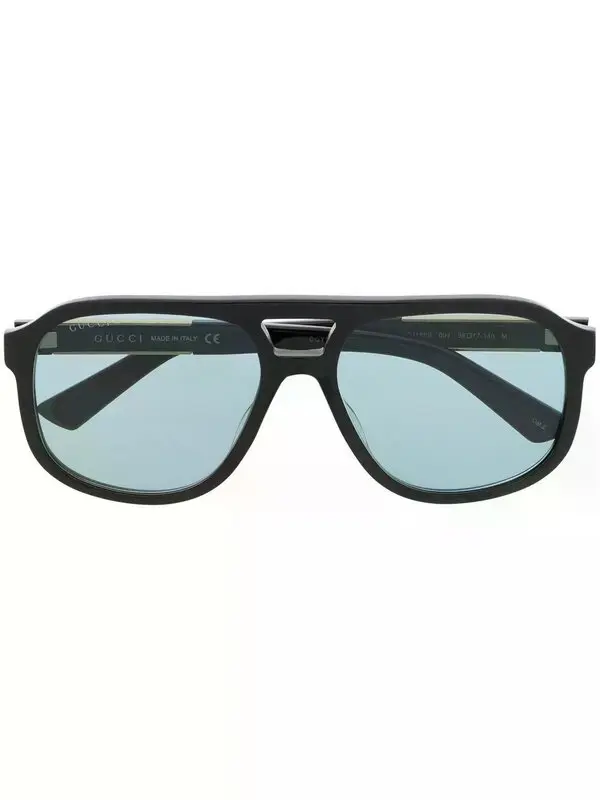 Gucci Pilot-frame Sunglasses - Black