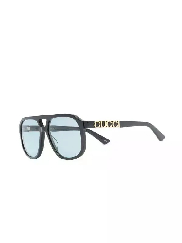 Gucci Pilot-frame Sunglasses - Black