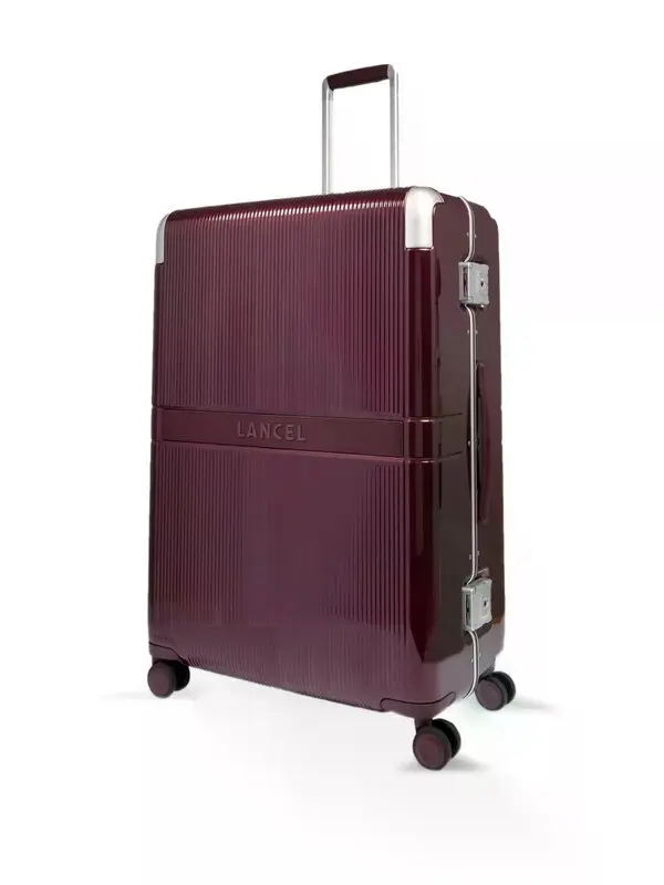 LANCEL Empreinte Ribbed Hard Suitcase