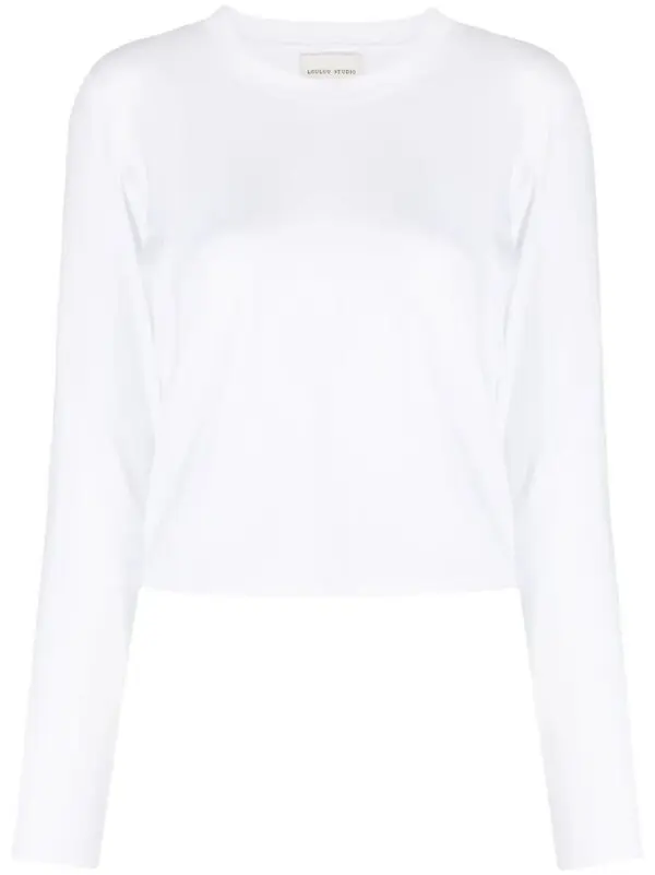 Loulou De Saison Masal Lds Roundneck Longsleeve - White