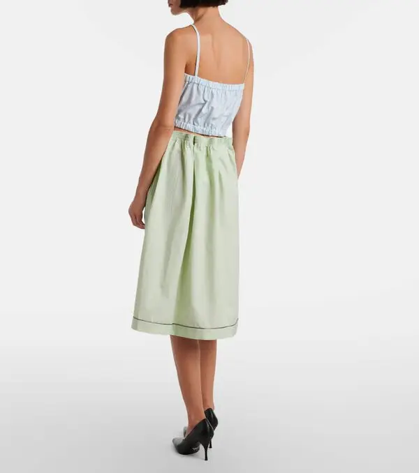 Prada Cotton Poplin Top