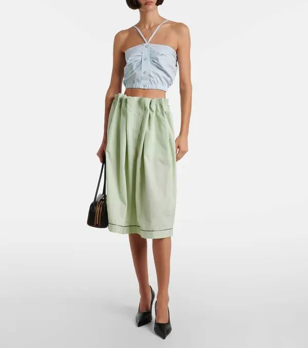 Prada Cotton Poplin Top