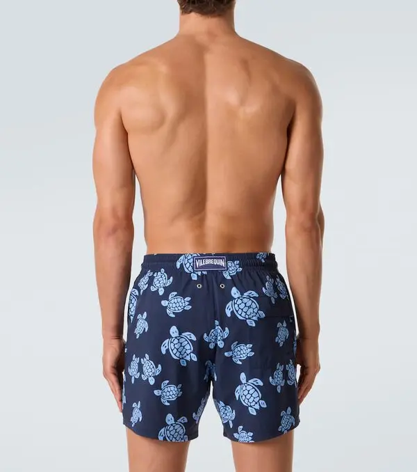 Vilebrequin Printed Swim Trunks - Blue