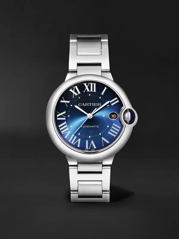 CARTIER Ballon Bleu De 40mm Automatic Stainless Steel Watch - Blue