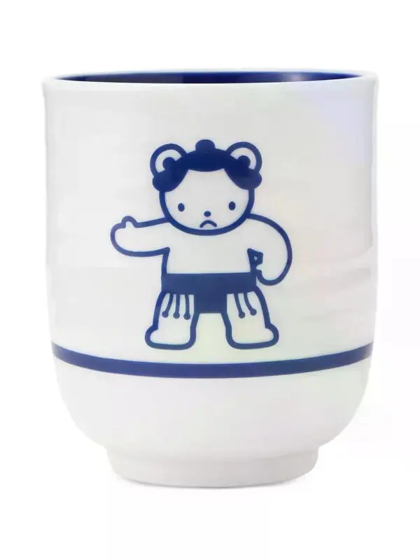 FAMILIAR X Japan Sumo Association Tea Cup - White