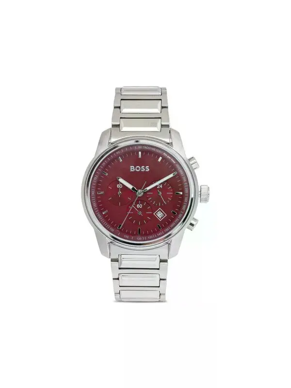 Hugo Stainless Steel 44mm Watch - Red