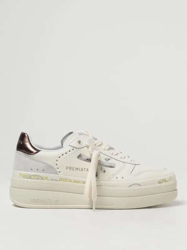 Premiata Lace-up Sneakers - Butter