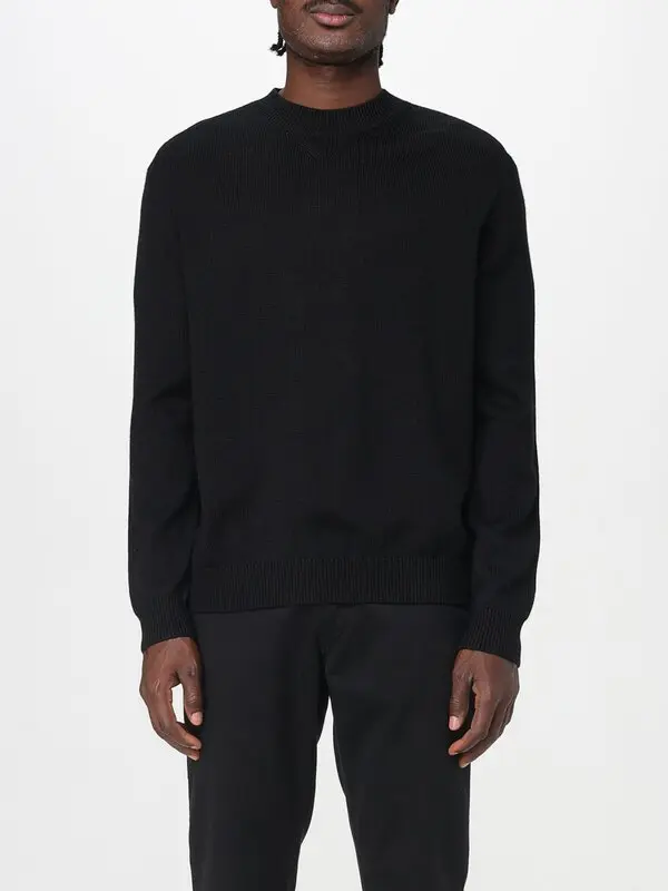 Armani Exchange Ribbed Pullover Sweater - Black