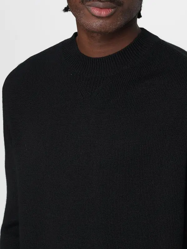 Armani Exchange Ribbed Pullover Sweater - Black