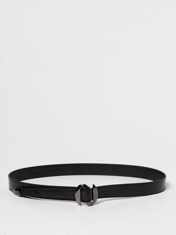 ORTIGNI Leather Belt - Black