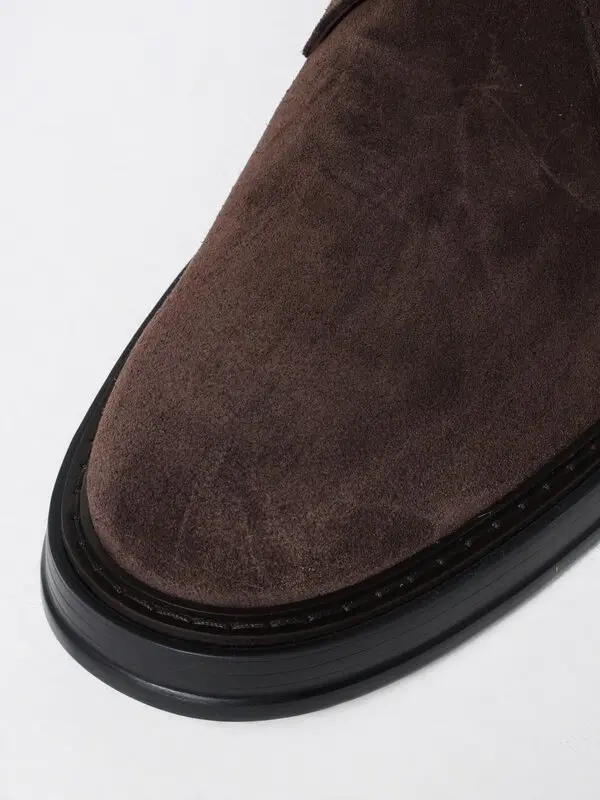 TOD'S Suede Lace-up Boots - Dark