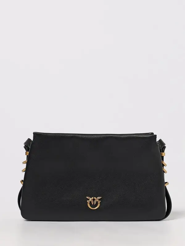 Pinko Mini Leather Bag - Black