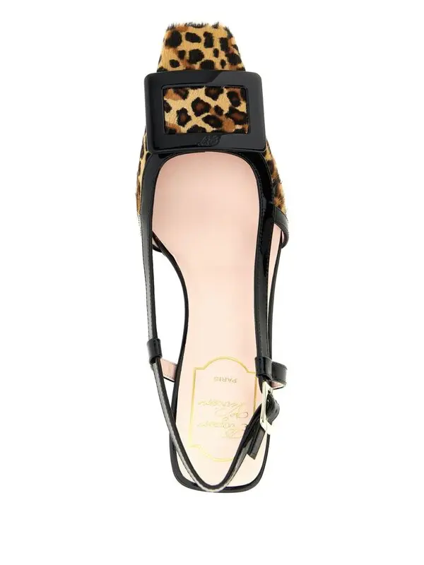 ROGER VIVIER Belle Vivier Pony Slingback Pumps - Multi